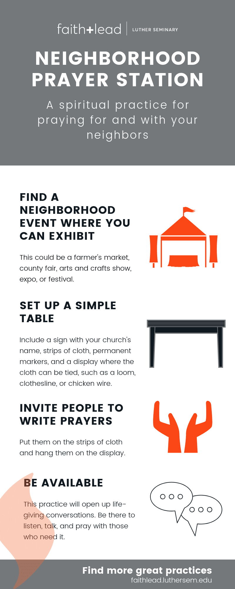 How to Create a Neighborhood Prayer Station : Faith+Lead